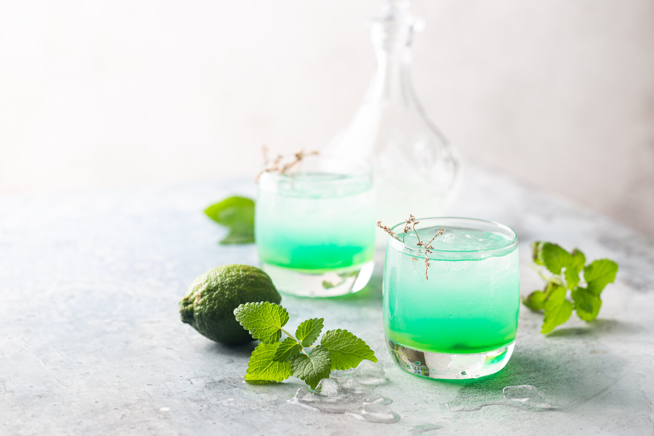 glass of cold mint drink - Welliecare